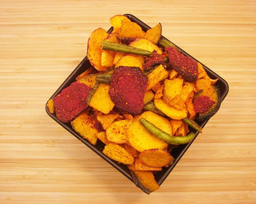 Spicy Mixed Vegetable Chips Air Fried Kariba Farms